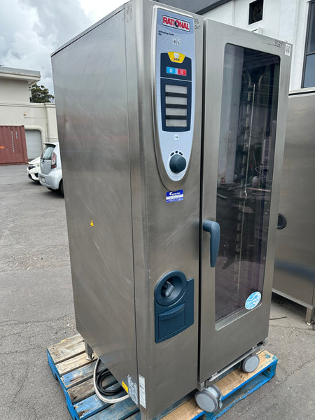 Rational SCC201G/N 20 Grid 1/1GN Natural Gas Self Cooking Center Combi