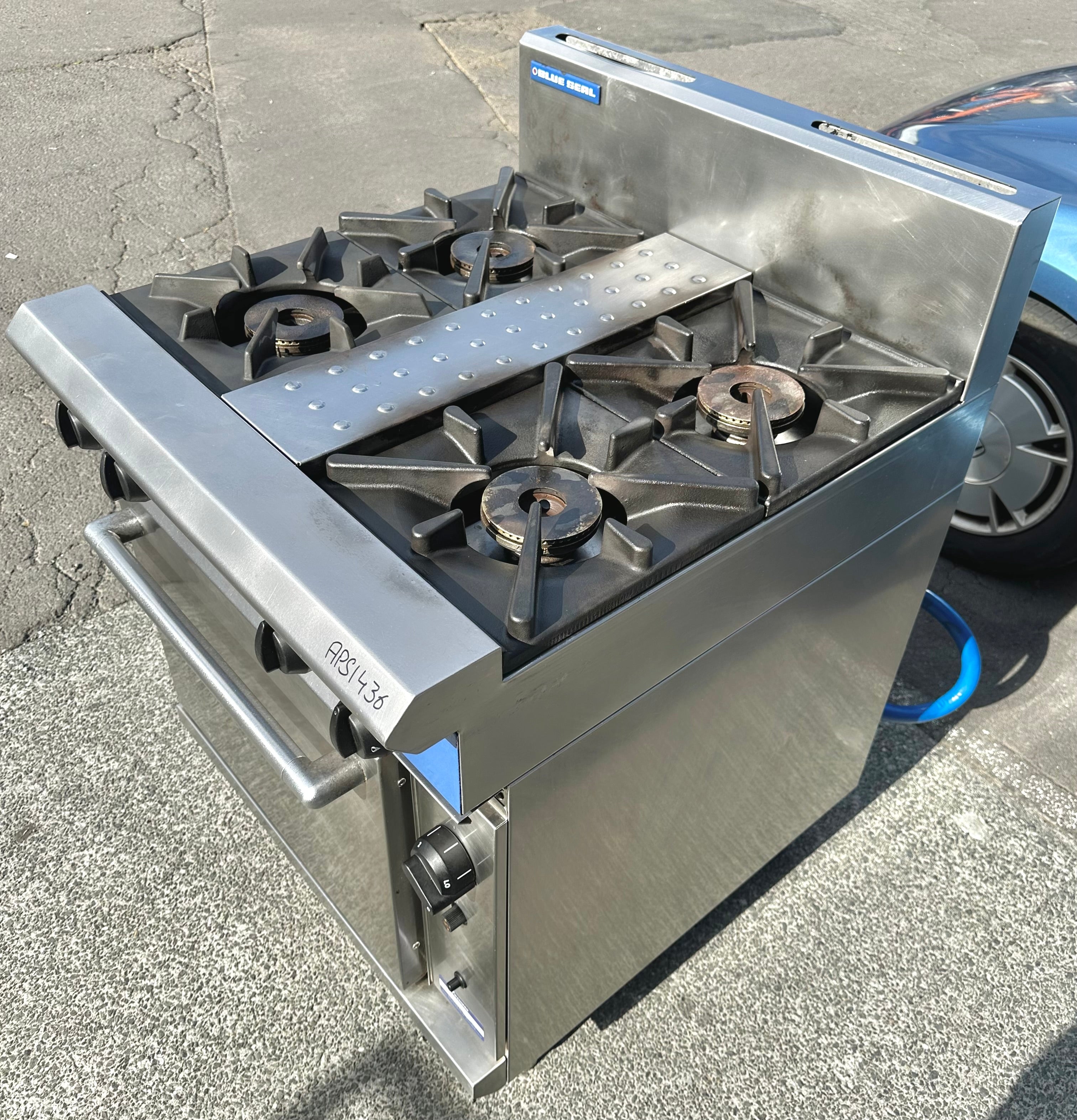 Blue Seal range 750mm cooktop with gas convection oven and With Warran