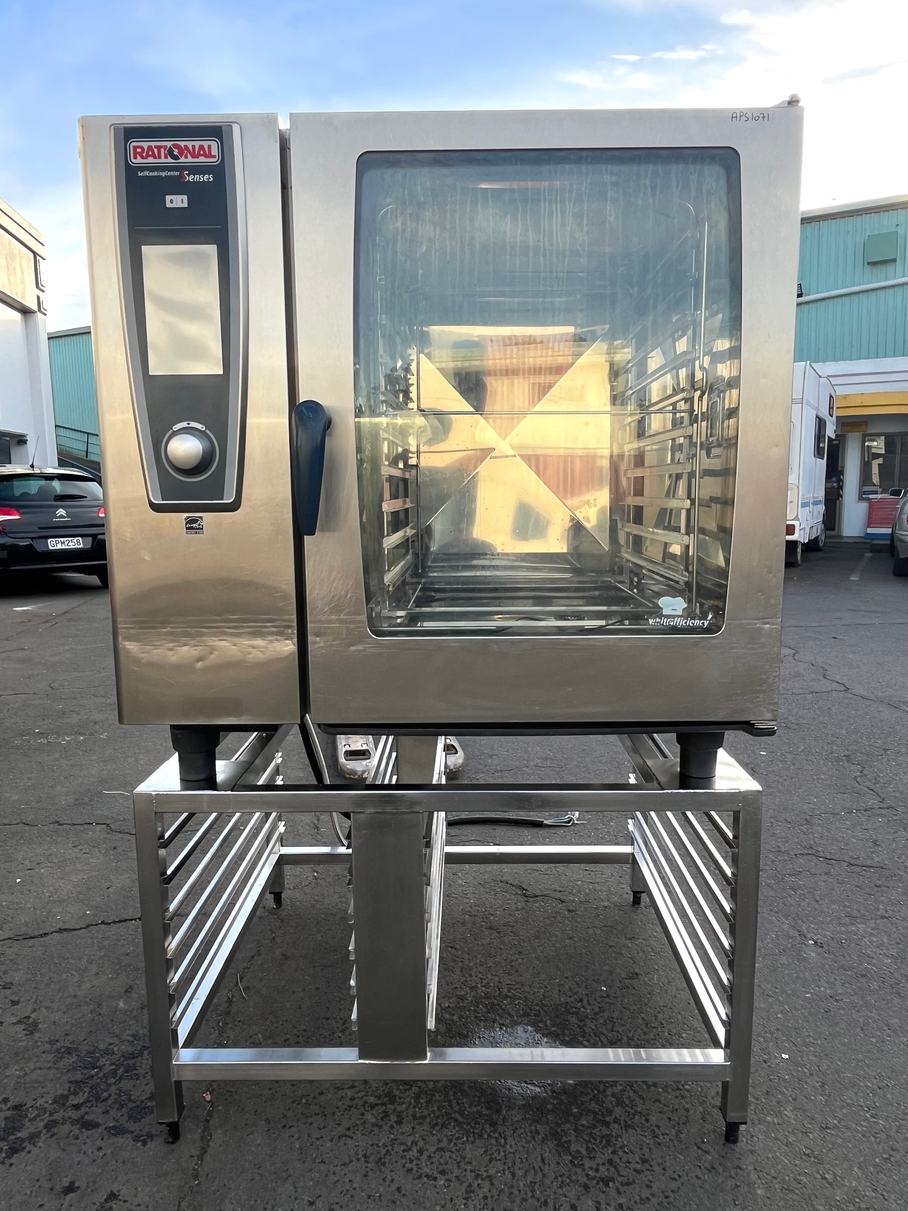 Rational SCCWE 102 Self Cooking Center 20 tray Electric Combi Oven Wit